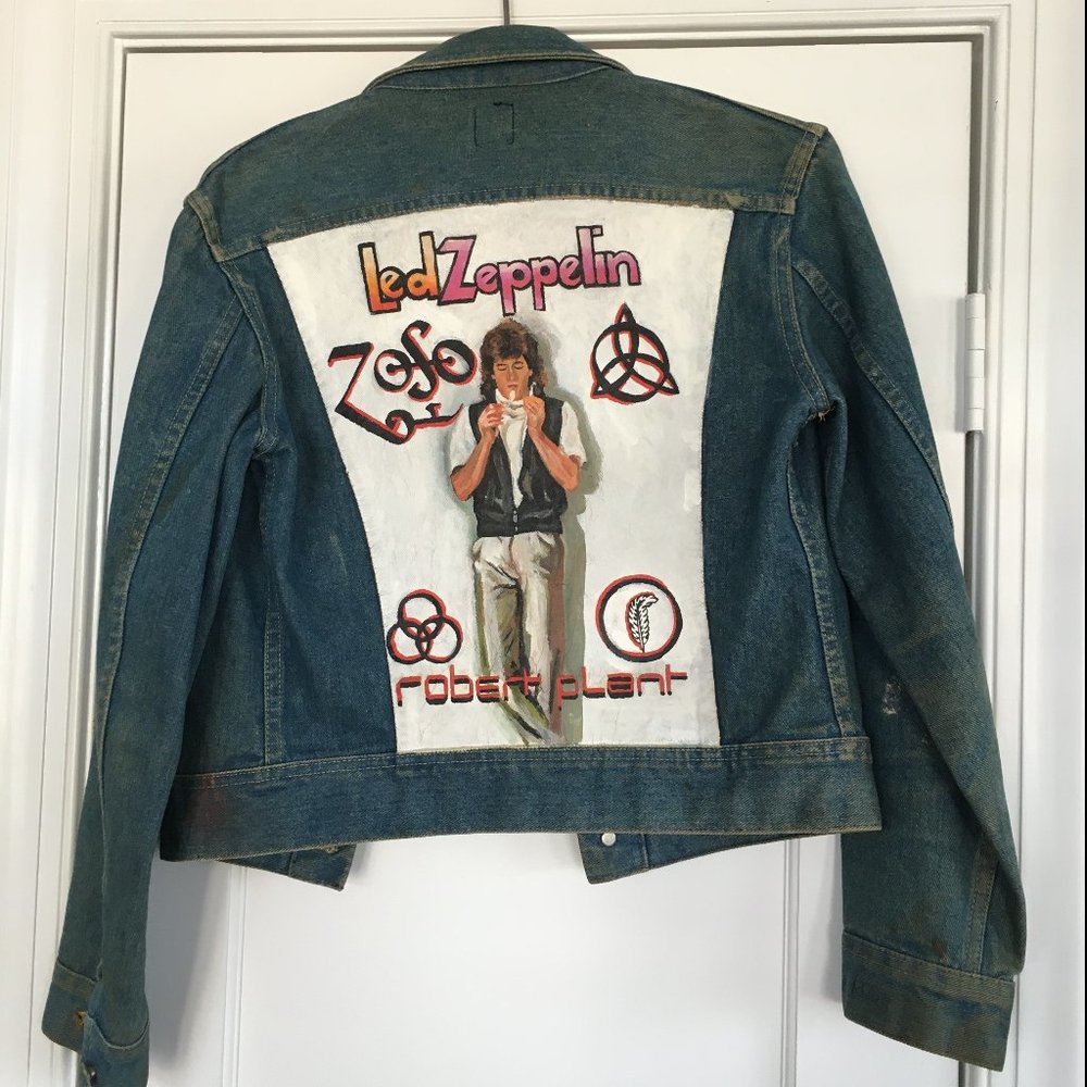 Robert Plant/Led Zeppelin Hand-Painted Jacket - Gem